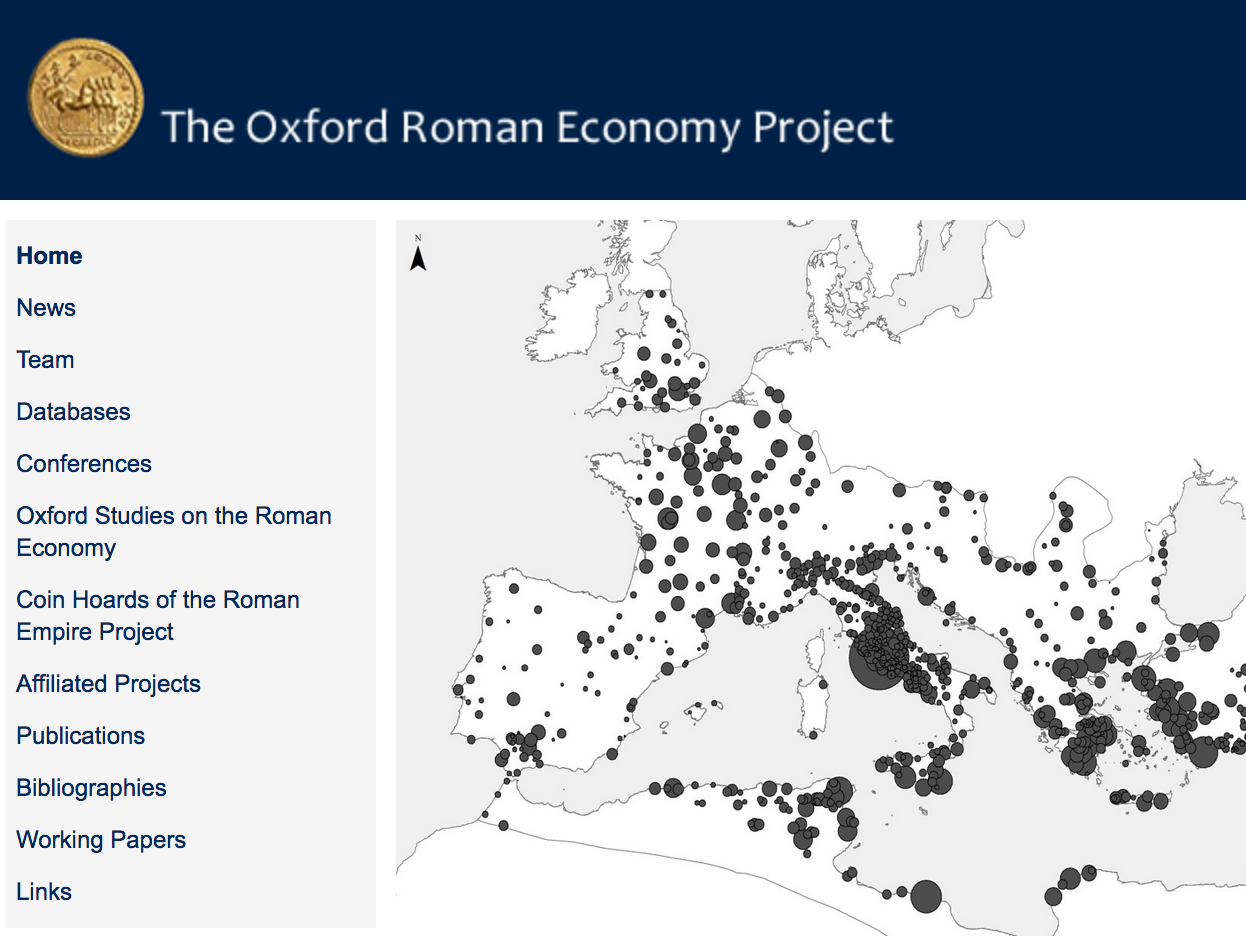 Oxford Roman Economy Project | Oxford Centre for Late Antiquity